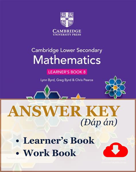 Đáp Án Sách Cambridge Lower Secondary Mathematics 8 Answer Key