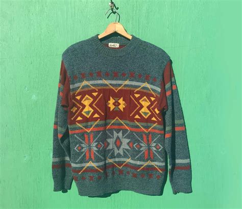 Vintage Pullover Wool Blend Sweater Size Mens Med 90s Arnold Palmer