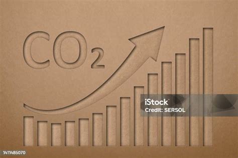 대기 중으로의 Co2 배출 증가 환경 오염 대기 오염의 증가의 3d 렌더링 탄소 배출량 차트 녹색 행성과 생태학 0에 대한 스톡 사진 및 기타 이미지 Istock