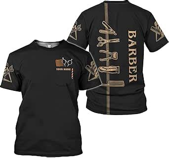 Custom 3d Barber Shirt For Men Women T Personalized Hair