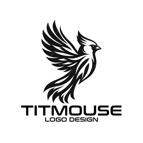 Premium Vector Titmouse Bird Vector Logo Design