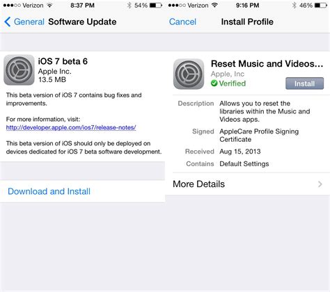 IOS 7 Beta 6 Release Sneaks Out Early With Minor Fixes