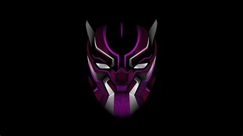Black Panther Mask Minimalism 4k Wallpaper Hd Superheroes Wallpapers 4k