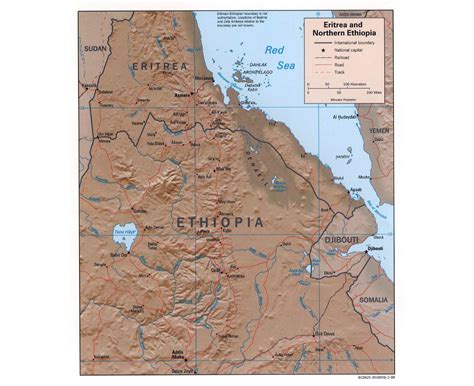 Maps Of Eritrea Collection Of Maps Of Eritrea Africa Mapsland Maps Of The World