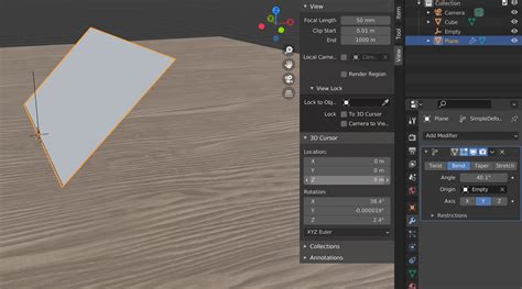 Deform Modifier Rotating Object On Axis But Not Bending Blenderhelp