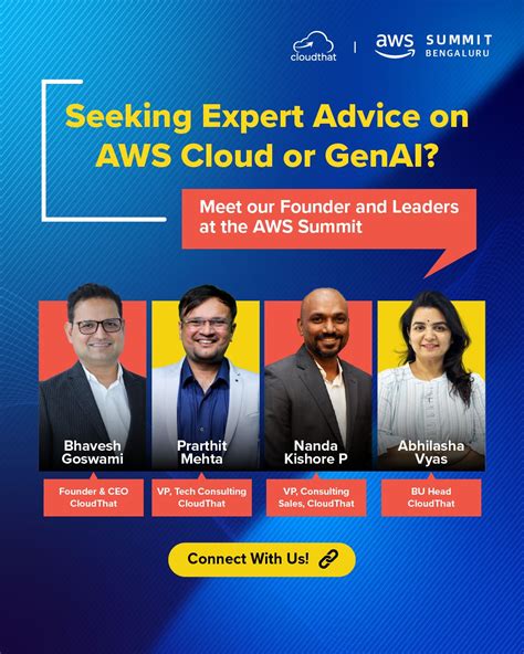 Connect With Cloudthat At Aws Summit Cloudthat Consulting Posted On The Topic Linkedin