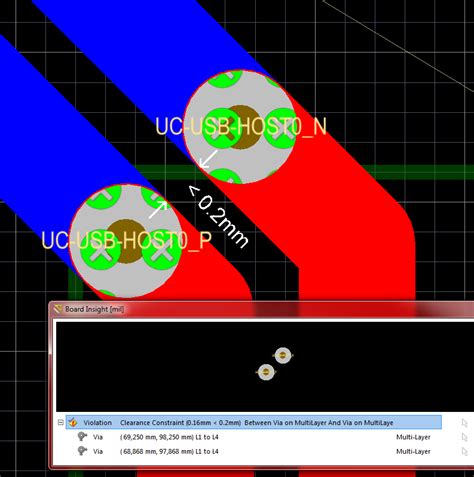 Altium Differential Pair Routing Via To Via Clearance Electrical