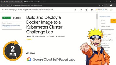 Build And Deploy A Docker Image To A Kubernetes Cluster Challenge Lab Qwiklabs Gsp304