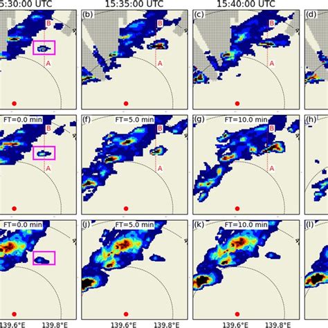 Horizontal Maps Of The Rainfall Intensity From The A D Download Scientific Diagram