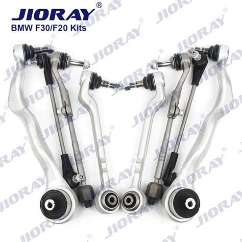 Jioray 컨트롤 암 볼 조인트 스태빌라이저 링크 타이로드 키트 Bmw 1234 시리즈 F30 F31 F32 F33