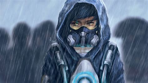 Tracer Overwatch Overwatch Highres 1girl Black Hair Blue