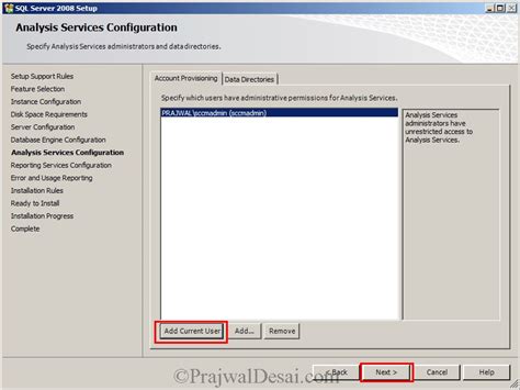 installing sql server for sccm 2012 sp1