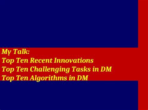Ppt Top 10 Data Mining Algorithms Pdfslidenet