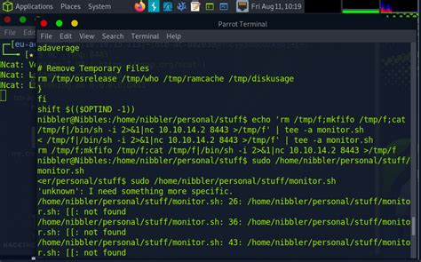 Htb Academy Cybersecurity Training Nibbles Privilege Escalation Academy Hack The Box