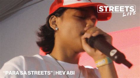 Hev Abi Performs Para Sa Streets Live Quezon City Youtube Music