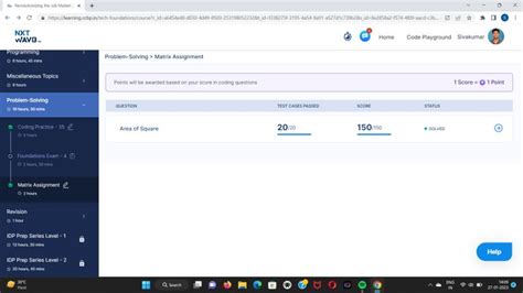 Day49 50daysofcodechallenge Python Matrix Area Square Nxtwave Ccbp Connections Siva