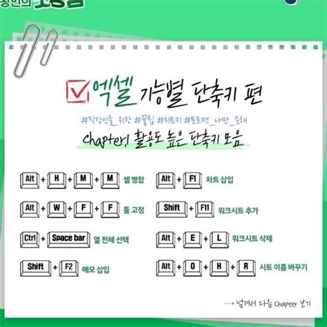 엑셀 전체 선택 단축키 사용 Excel