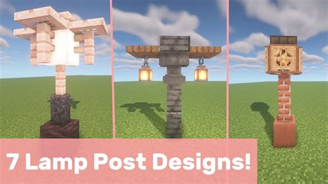 How To Make Lamp Post Minecraft