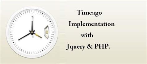 Timeago Is The Most Important Functionality In Social Networking Sites