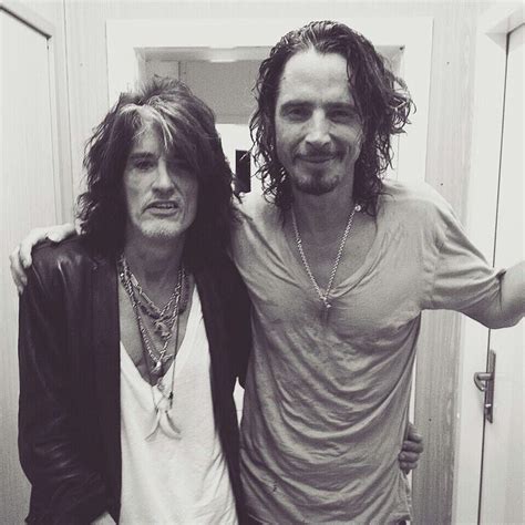Joe Perry And Chris Cornell Taken From Joe Perrys Twitter Page Joe