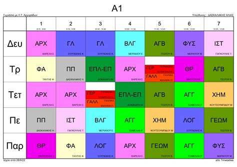 Ωρολόγιο Πρόγραμμα Γυμνάσιο And Λ Τ Αργυράδων