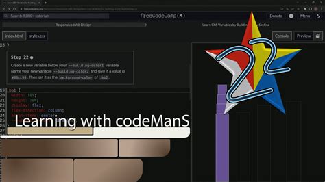 Learn Css Freecodecamp Learn Css Variables By Building A City Skyline Step 22 Youtube