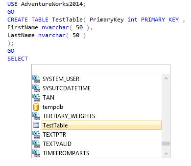 Apexsql Complete Vs Ssms Part Ssms Intellisense Add In And Native Ssms Intellisense