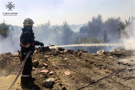 Пожарные Днепропетровщины потушили 43 пожара в экосистемах Первый