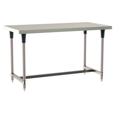 Mobile Ready 304 Stainless Steel Tableworx Work Table Metroseal Legs