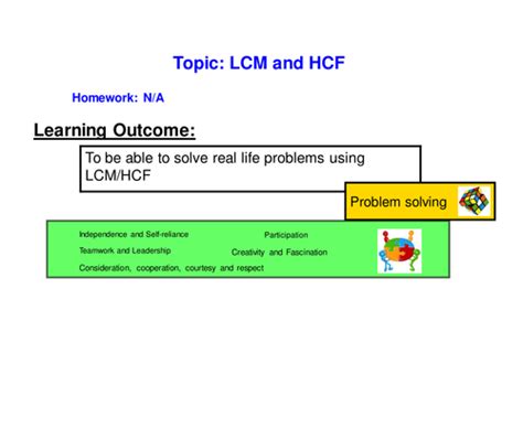 Highest Common Factor Lowest Common Multiple Prime Factors Venn Diagrams Problem Solving