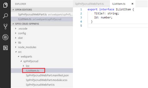 Sharepoint Framework Crud Operations Using Sp Pnp Js