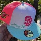 New Era San Diego Padres City Connect Friar Patch Palm Trees 59fifty Fitted Hat Ebay