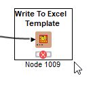 Problems With The Write To Excel Template Node KNIME Analytics