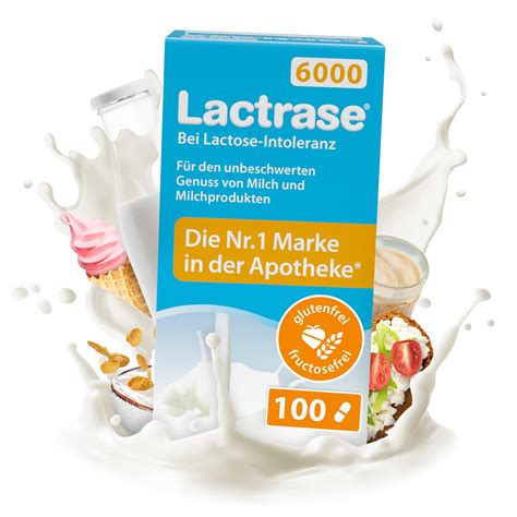 Pro Natura Lactrase 6000 Lactase Capsules For Lactose Intolerance
