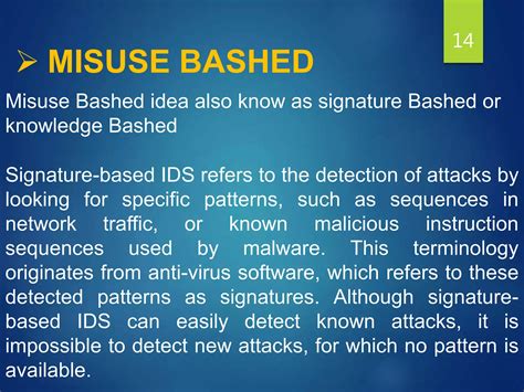 Intrusion Detection Systemids Ppt