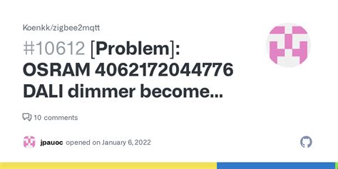 Problem Osram 4062172044776 Dali Dimmer Become Unsupported After Updating To 1222 · Issue