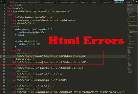 Write Your Website Htmlcssbootstrap Code And Bugerror Fix By