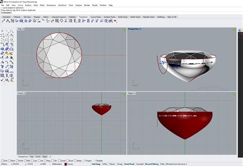 How Do I Draw An Arc Directly Onto This Surface R Rhino