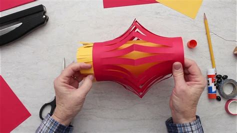 How To Make Simple Chinese Paper Lanterns Diy Craft Full Length