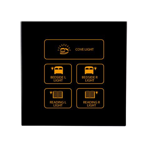 Hotel Room Control Rs485 Provide Modbus Protocol Smart Light Wall Switch Rs485 Modbus Panel