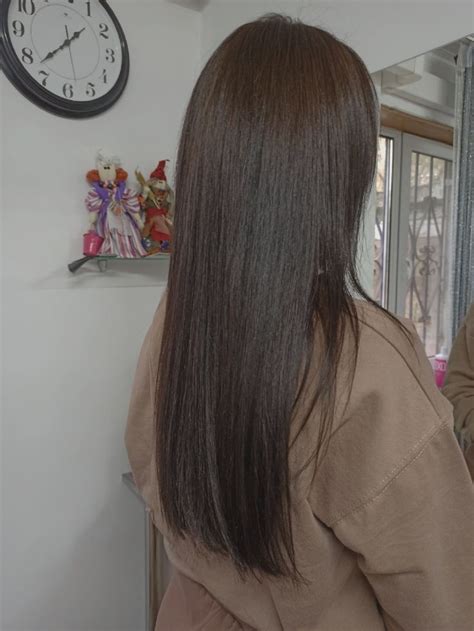 Волосы шоколадного цвета