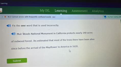Solved Learning My Ixl Learning Assessment Analytics W2 Correct