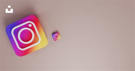 사각형 스티커 옆에 있는 인스타그램 스티커 사진 Unsplash의 무료 3d 이미지