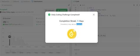 Day 5 Of 100daysofcodechallenge Leetcode Soham Jagtap Posted On