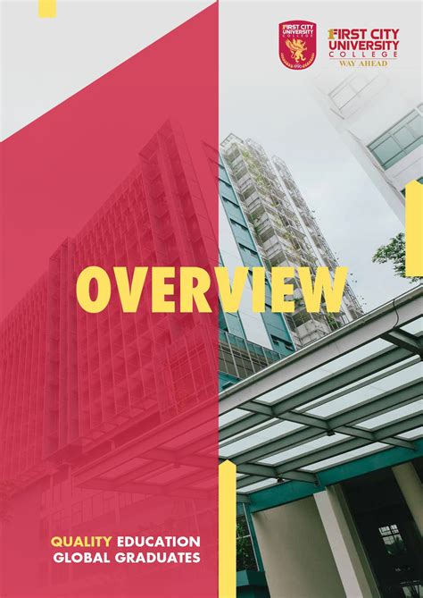 Brochures And Videos First City University College Malaysia