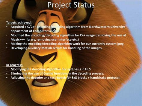 Ppt Jpeg Decompression Algorithm Implementation Using Hls Powerpoint