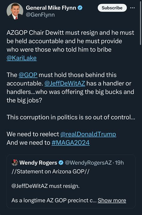 Arizona Gop Jeff Dewitt Resigns After Recording Released Of Alleged Bribery
