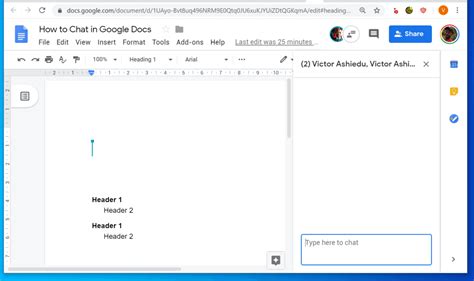 How To Chat In Google Docs Itechguides