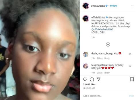 2face Idibia Celebrates Daughter Isabel On Her 12th Birthday