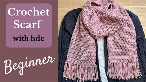 Half Double Crochet Scarf Pattern